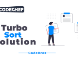 Turbo Sort Codechef Solution Codingbroz
