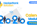 Calendar Module In Python Hackerrank Solution Codingbroz