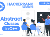 Abstract Classes Polymorphism In C Hackerrank Solution Codingbroz