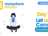Day 1 Let And Const 10 Days Of Javascript Hackerrank Solution