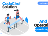 And Operation Codechef Solution Codingbroz