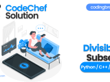 Divisible Subset Codechef Solution Codingbroz