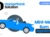 Mini Max Sum Hackerrank Solution Codingbroz