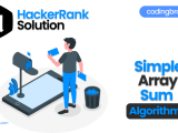 Simple Array Sum Hackerrank Solution Codingbroz
