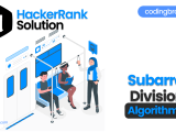 Subarray Division Hackerrank Solution Codingbroz