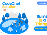 Sums In A Triangle Codechef Solution Codingbroz