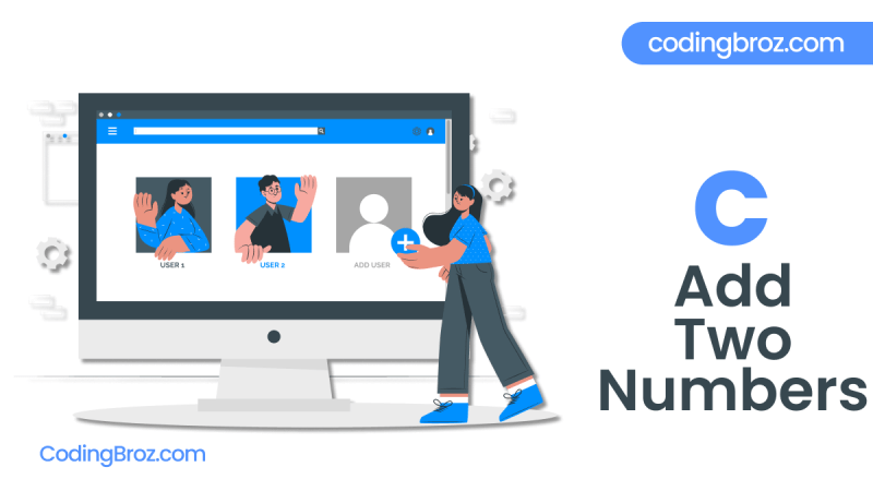 The Sum Of Two Numbers In C C Program To Add Two Numbers Coding - Creative Full HD Landscape Illustrations | Free Download