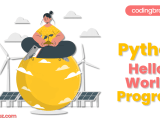 Python Hello World Program Codingbroz