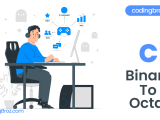 C Program To Convert Binary To Octal Codingbroz