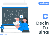 C Program To Convert Decimal To Binary Codingbroz