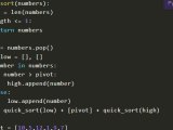 Quicksort Python