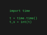 Python Get Current Time In Seconds