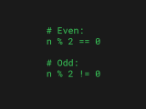 Python How To Check If A Number Is Odd Or Even Examples