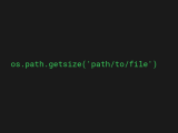 Python How To Check File Size Theory Examples