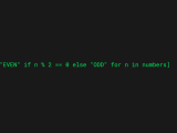 Python If Else In A List Comprehension Examples