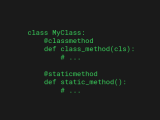 Python Staticmethod Vs Classmethod A Complete Guide