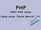 Test Php Code Your First Php Test To Start Learning Php