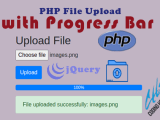 Php File Upload With Progress Bar Using Jquery And Ajax
