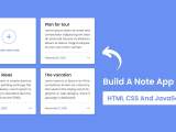 Build A Notes App In Html Css Javascript