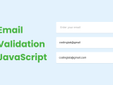 How To Validate Email In Html Css Javascript Email Checker
