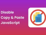 Disable Right Click Copy Cut Paste Using Javascript