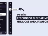 Top 15 Sidebar Menu Templates In Html Css Javascript