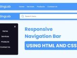 10 Free Responsive Navigation Bar In Html Css Javascript