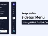 Dropdown Sidebar Menu Using Html Css Javascript
