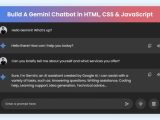Build A Google Gemini Chatbot With Html Css And Javascript
