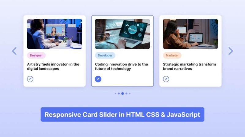 How To Create Card Slider In Html Css Javascript Step By Step Guide - Best Light Textures in Retina