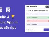 Build A Quiz App With Timer In Html Css Javascript