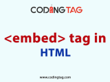 Embed Tag In Html Html Tags Learn Html