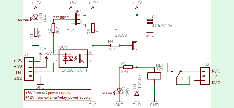 Circuit Diagram Of 5v Relay Module