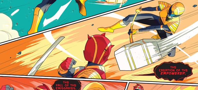 Power Rangers 22 Death Ranger Vs Omega Rangers Banner - Comic Book ...