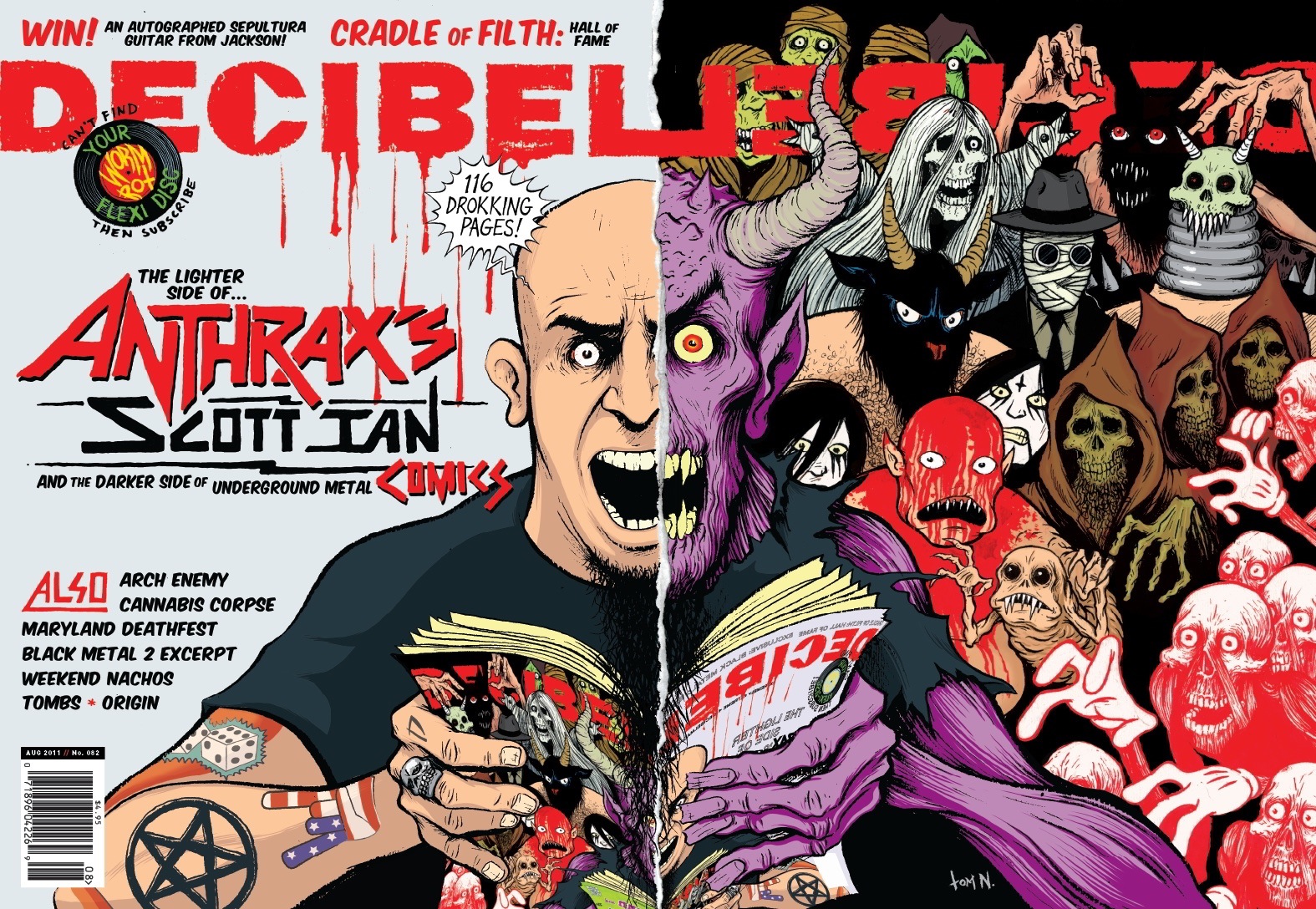 Nice Art: Tom Neely's cover for Decibel