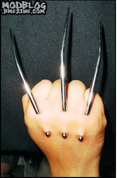 "Temporary" Wolverine piercing