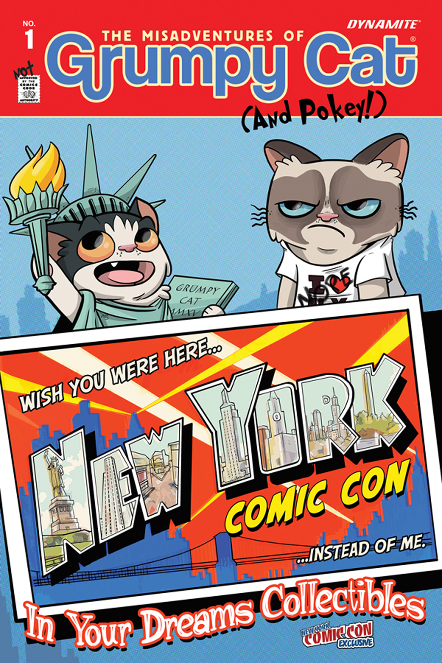 Grumpy Cat is coming to NYCC and here are ALL the #1 covers