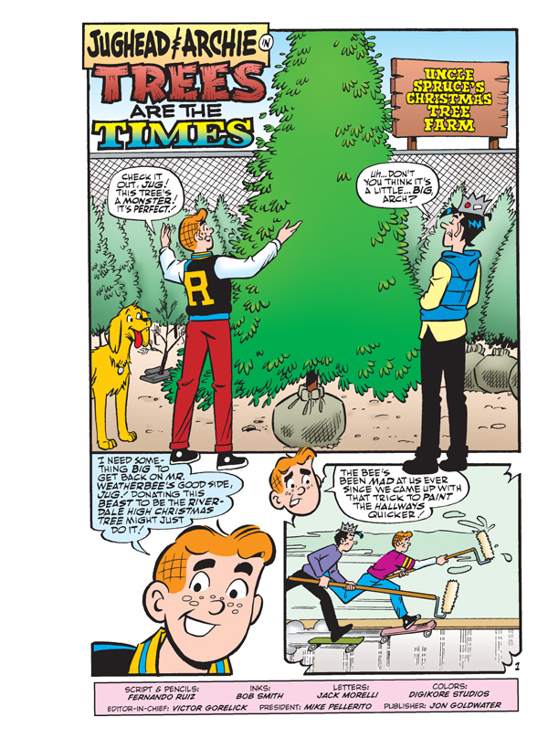 PREVIEW: Ring in the Holiday Season with JUGHEAD AND ARCHIE COMICS ...