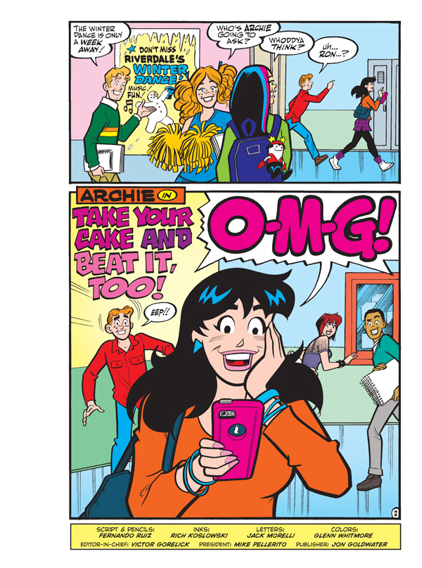 PREVIEW: Love Gets Cold Feet in WORLD OF ARCHIE JUMBO COMICS DIGEST #55