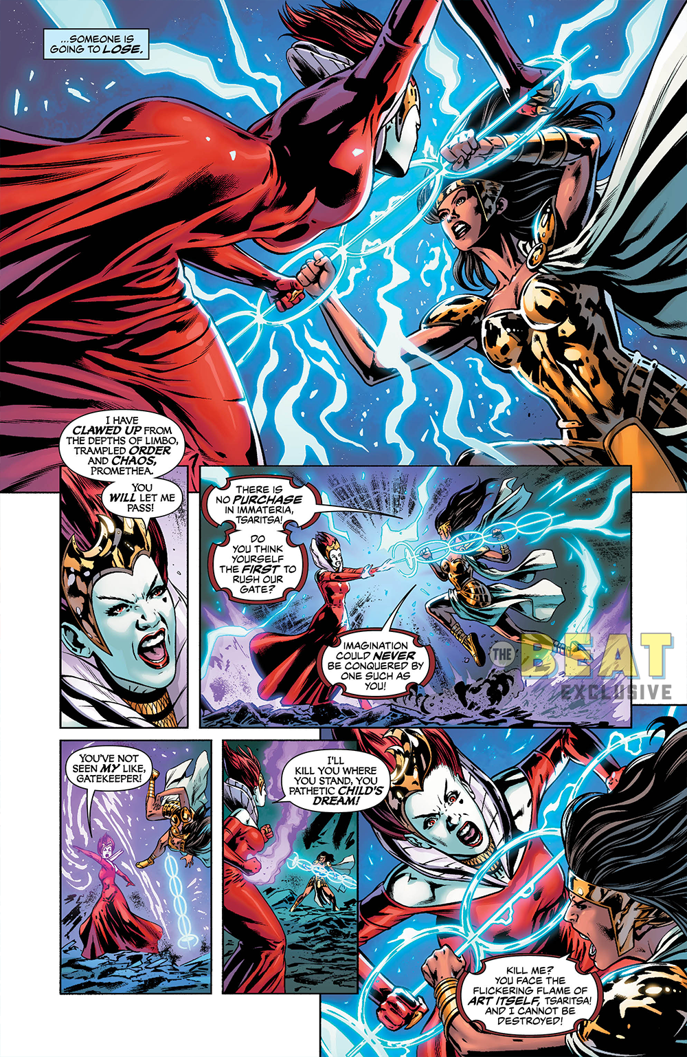 EXCLUSIVE PREVIEW: Promethea makes a grand entrance in JUSTICE LEAGUE ...