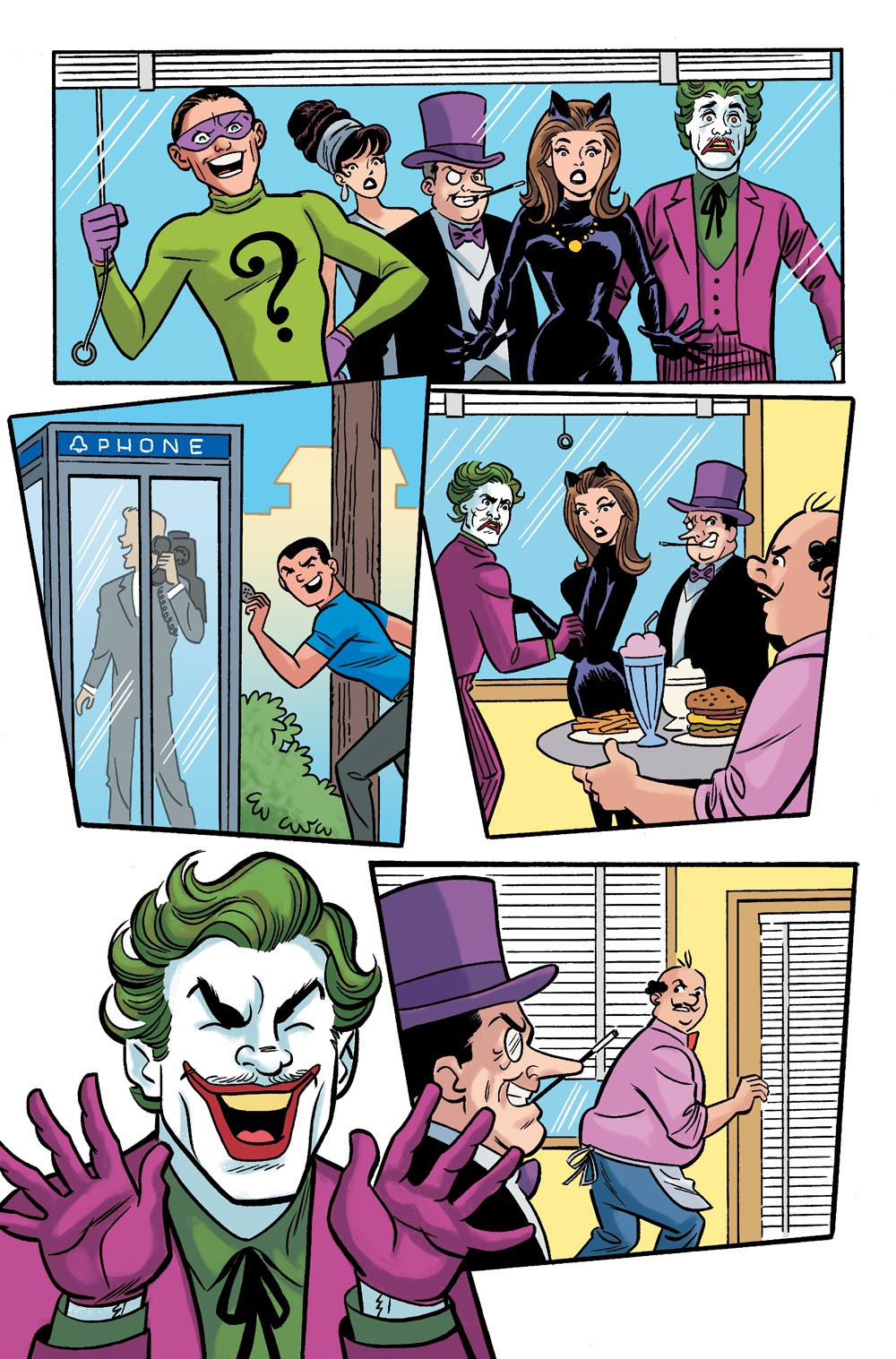 Art Preview: Mind Control in the Soda Shoppe - Archie Meets Batman '66 #3