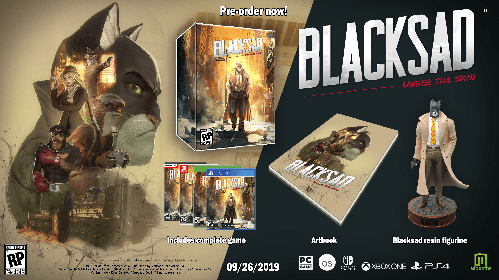 Going In Blind: BLACKSAD: UNDER THE SKIN is layered with sights, sounds ...