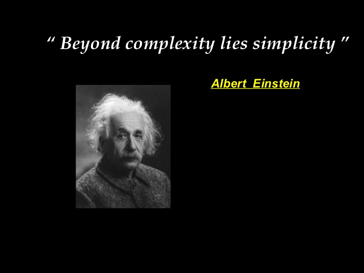 simplicity and complexity – einstein – Complexity Institute