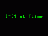 Linux Strftime Command