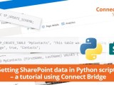 Getting Sharepoint Data In Python Scripts A Tutorial Using Connect