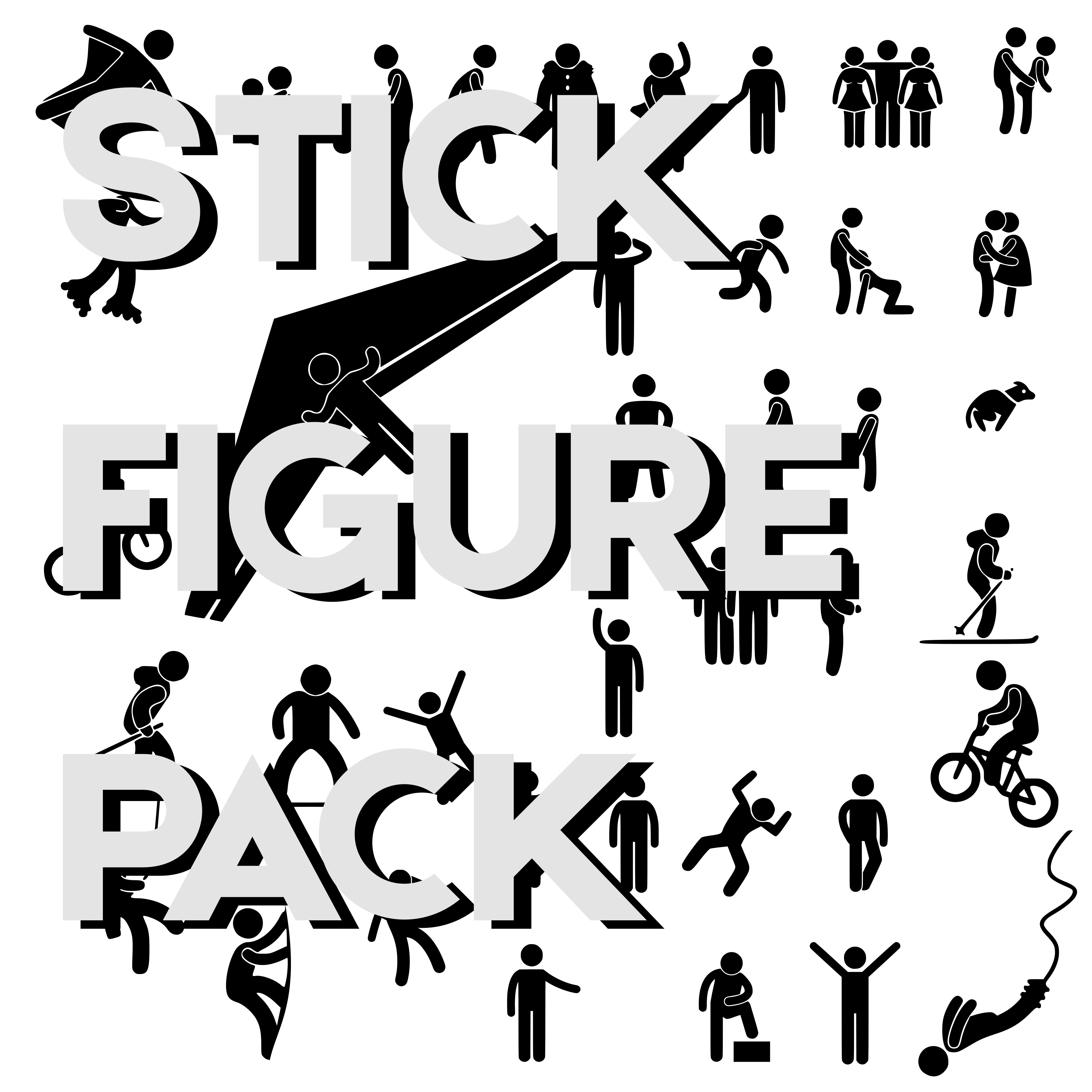 Stick Figure Pack - Constructing Architect