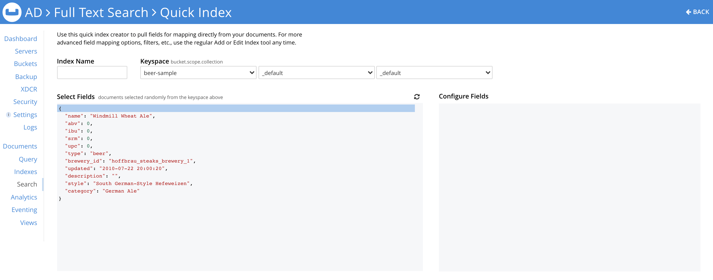 How to Build Indexes for Full-Text Search in Couchbase 7.0