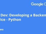 App Dev Developing A Backend Service Python Coursya