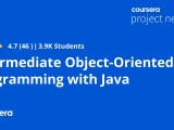 Intermediate Object Oriented Programming With Java Coursya
