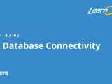 Java Database Connectivity Specialization Coursya